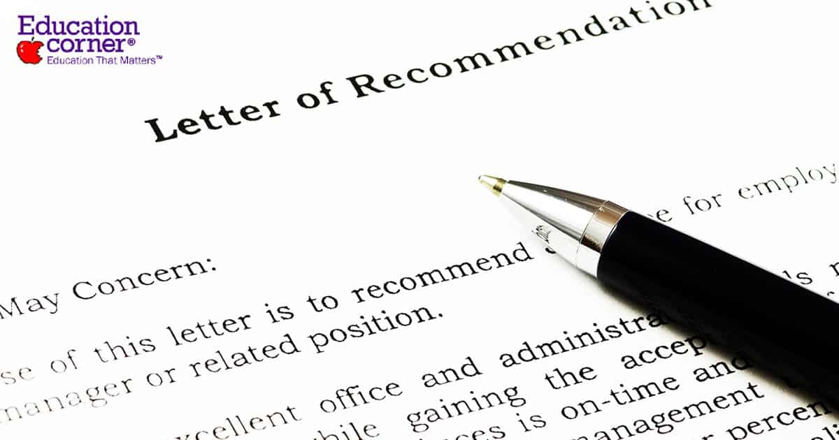 How to Ask for a Letter of Recommendation - Education Corner