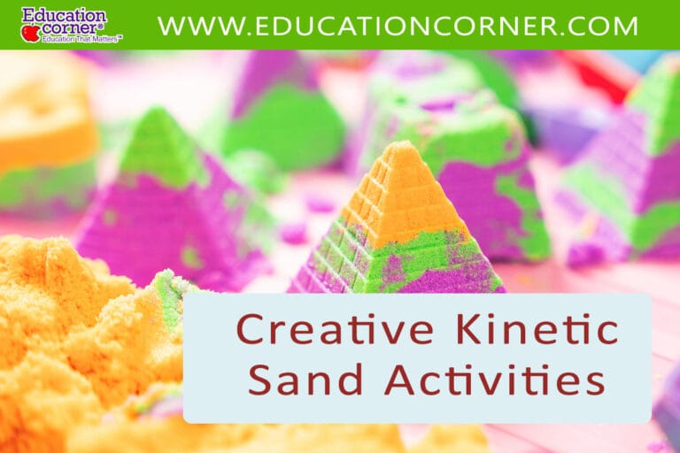 30 Fun & Creative Kinetic Sand Activities for Kids - Education Corner