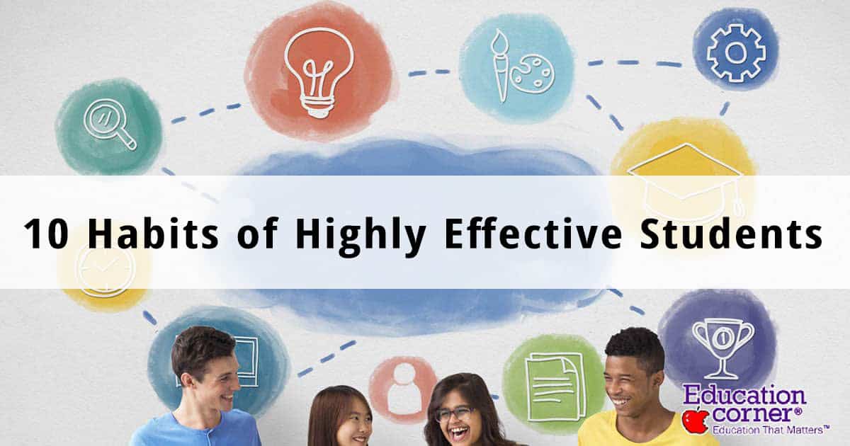 10 Study Habits Of Highly Effective Students Education Corner 10 Study Habits Of Highly Effective Students Education Corner